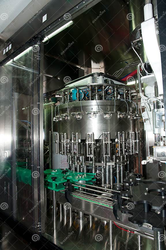 Italy Wine: Automatic Bottling Line Stock Photo - Image of production, plastica: 17449470