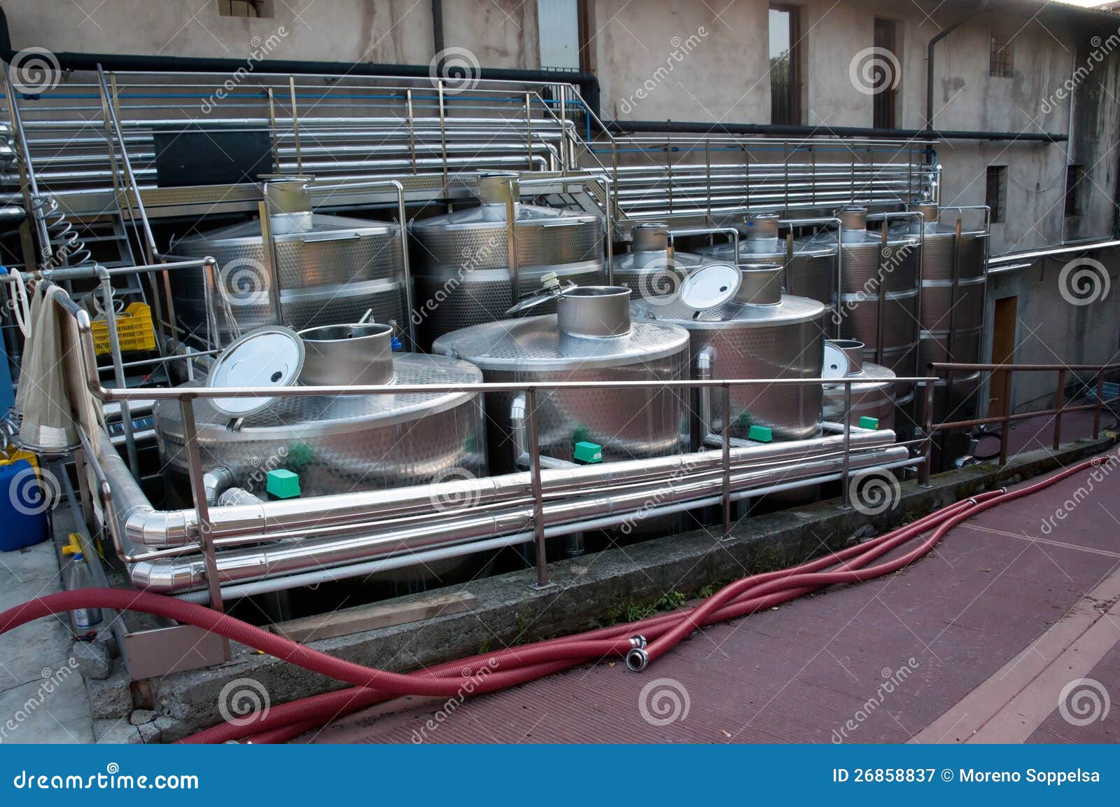 Italy: Winemaking (franciacorta) Stock Image - Image of wine ...