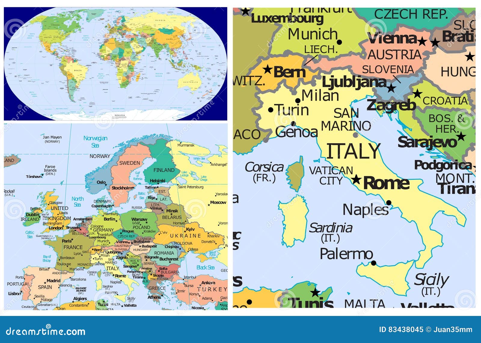 Italy World Map With A Pixel Diamond Texture. Cartoon Vector ...