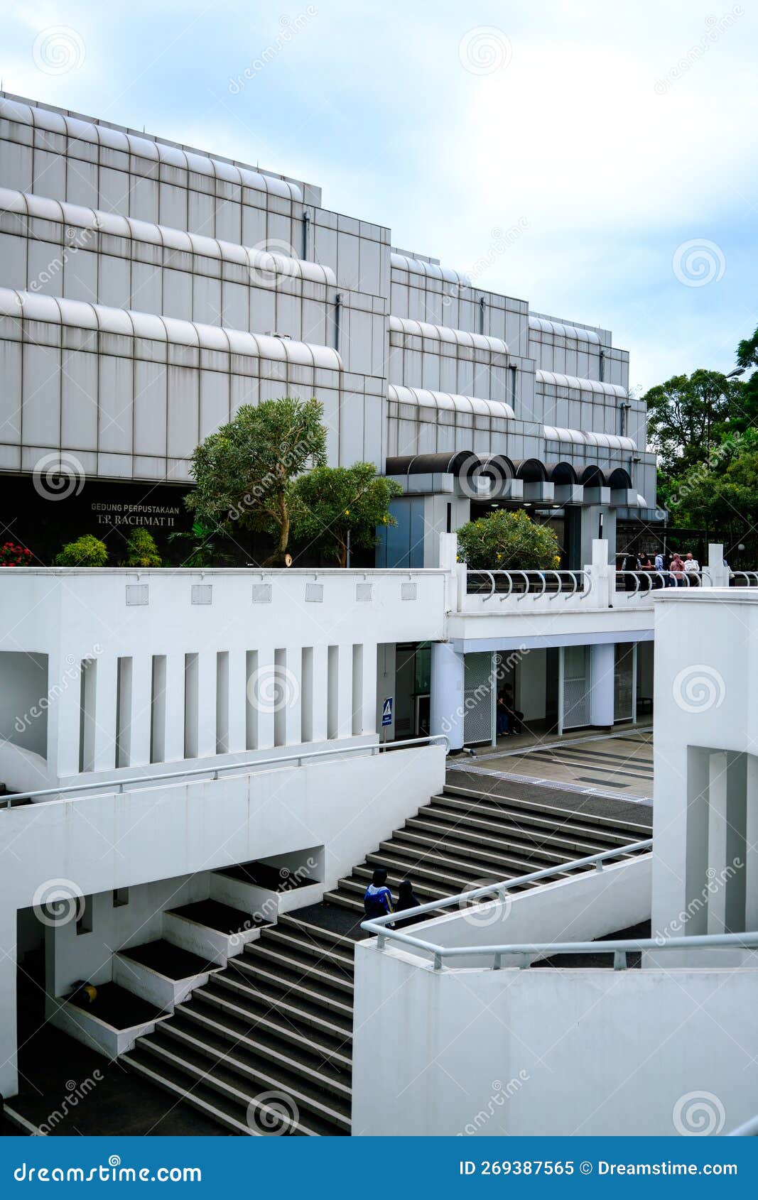 ITB University Library Building and Student Activity Room Complex Stock ...
