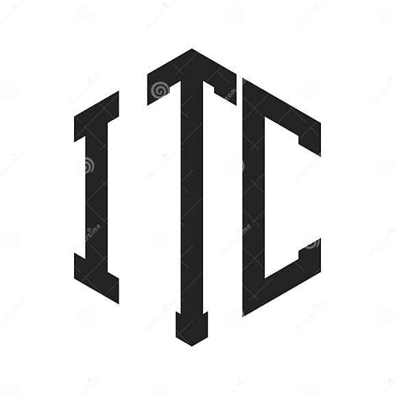 ITC Logo Design. Initial Letter ITC Monogram Logo Using Hexagon Shape ...