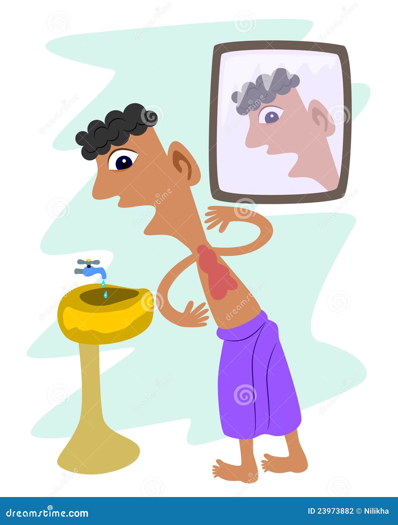 Itch stock illustration. Illustration of health, rash - 23973882