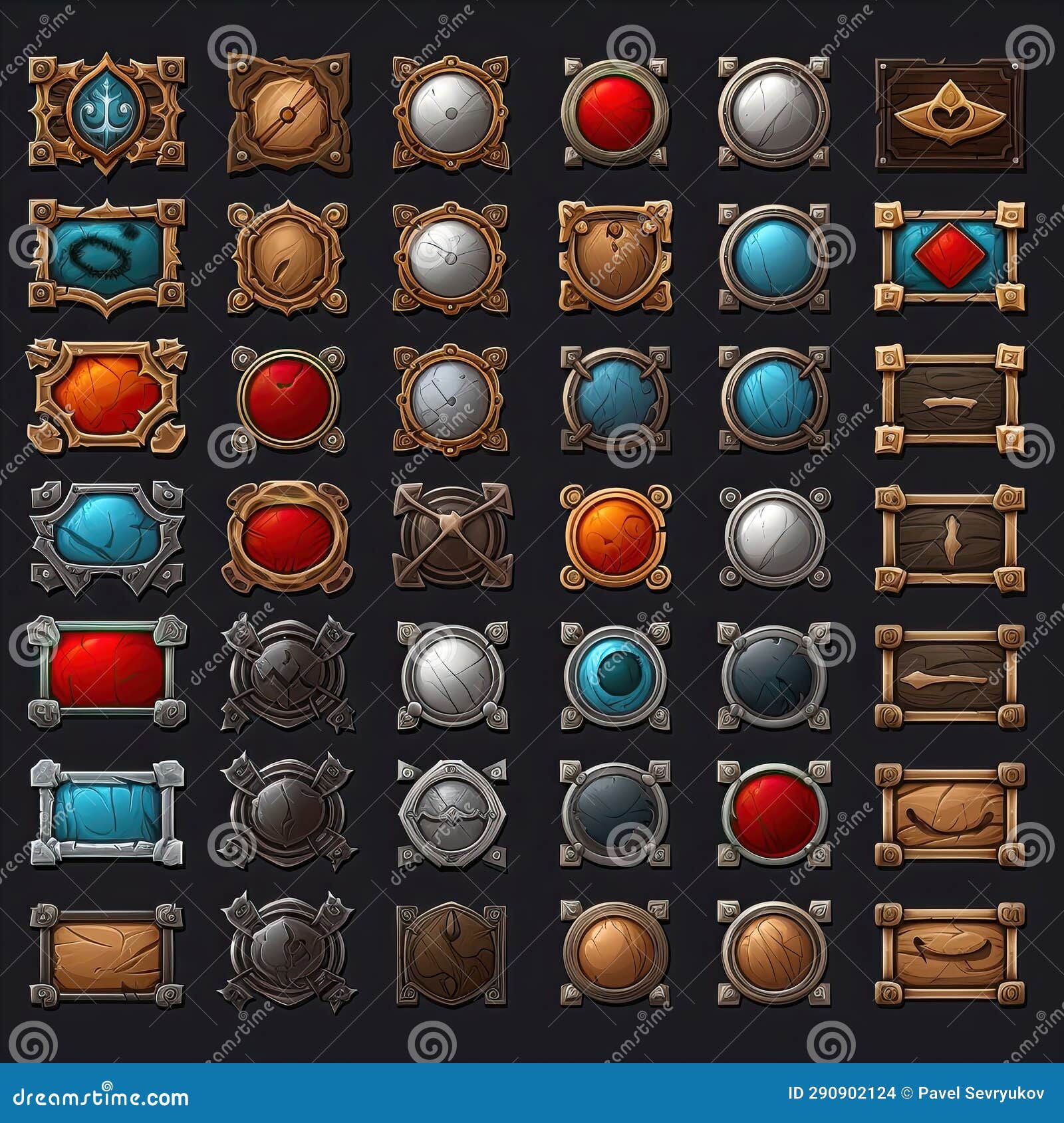 Item Frame Medieval Ai Generated Stock Photo - Image of gold, item ...