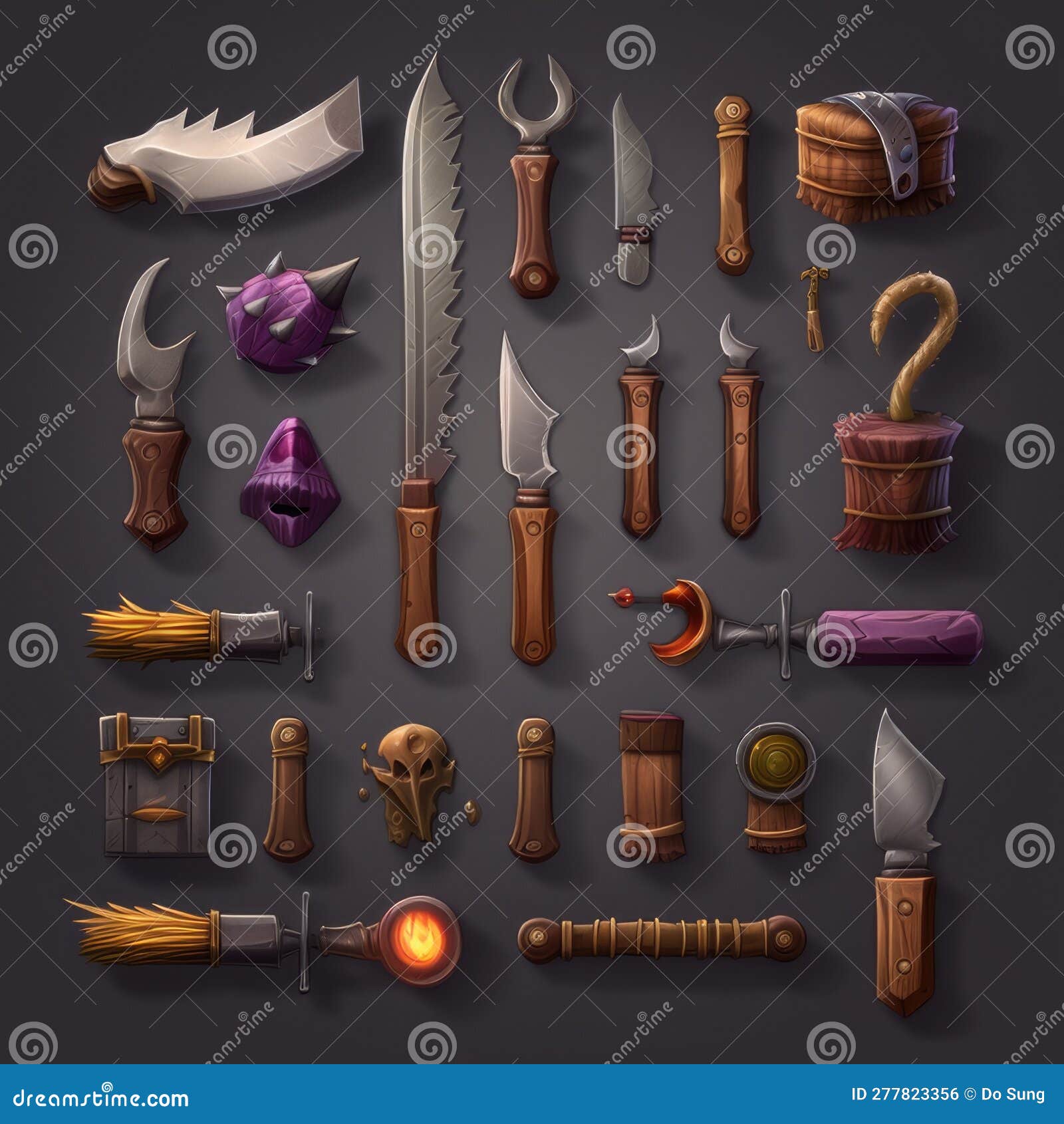 Item game 2d stock illustration. Illustration of leisure - 277823356