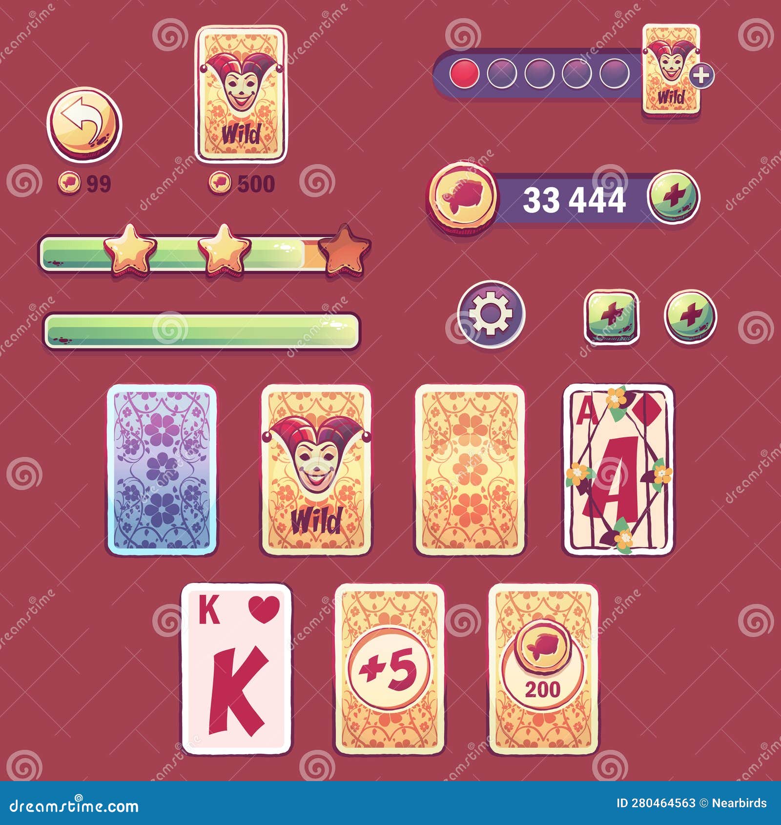 Solitaire Loading Screen,LOGO For 2D Game. Classic SOLITAIRE Game ...