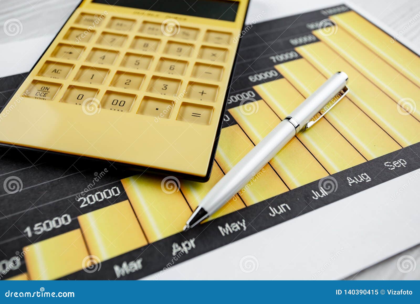 Accounting stock image. Image of document, business - 140390415