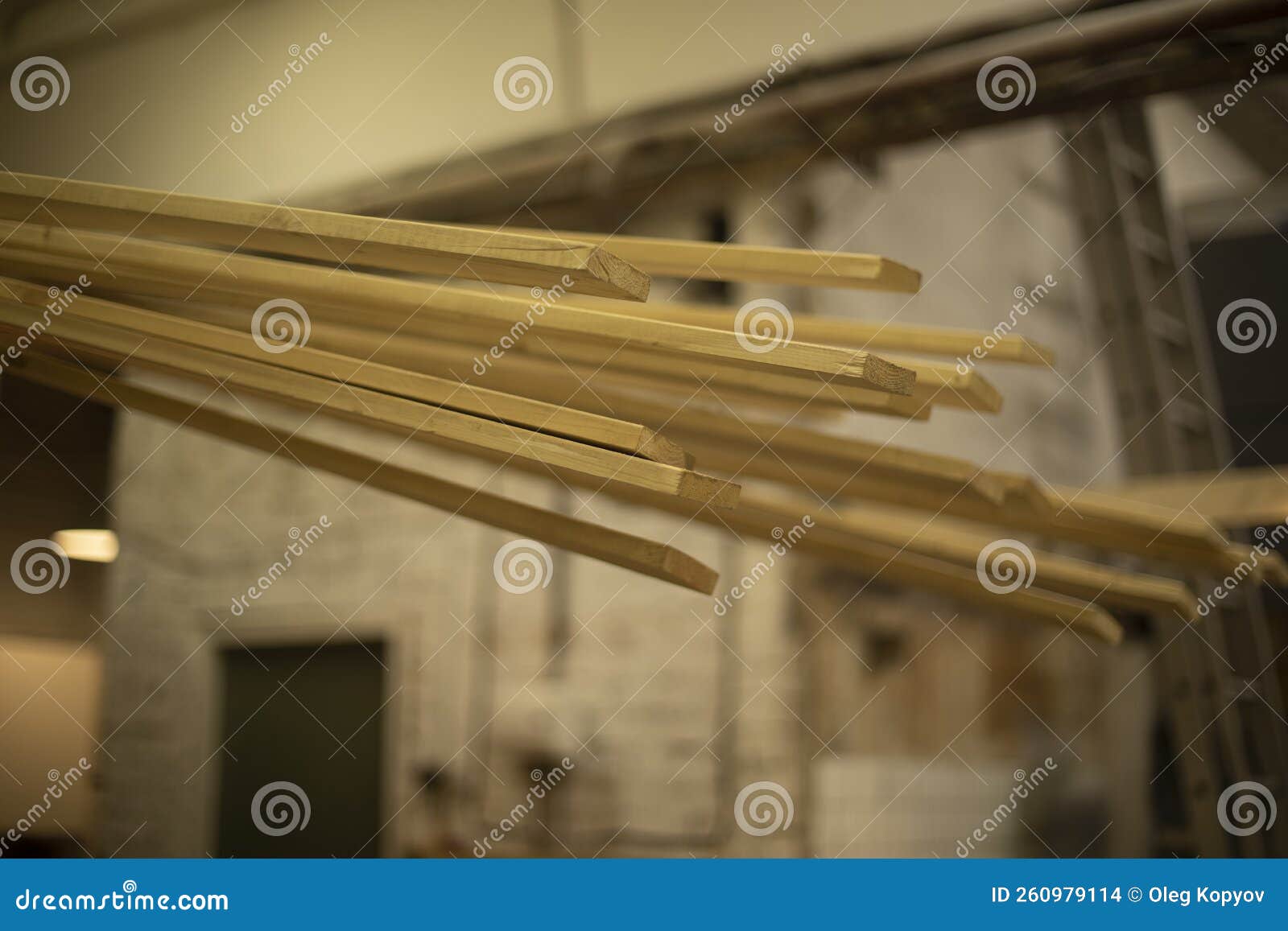 Items in Garage. Workplace for Creating Structure Stock Photo - Image ...