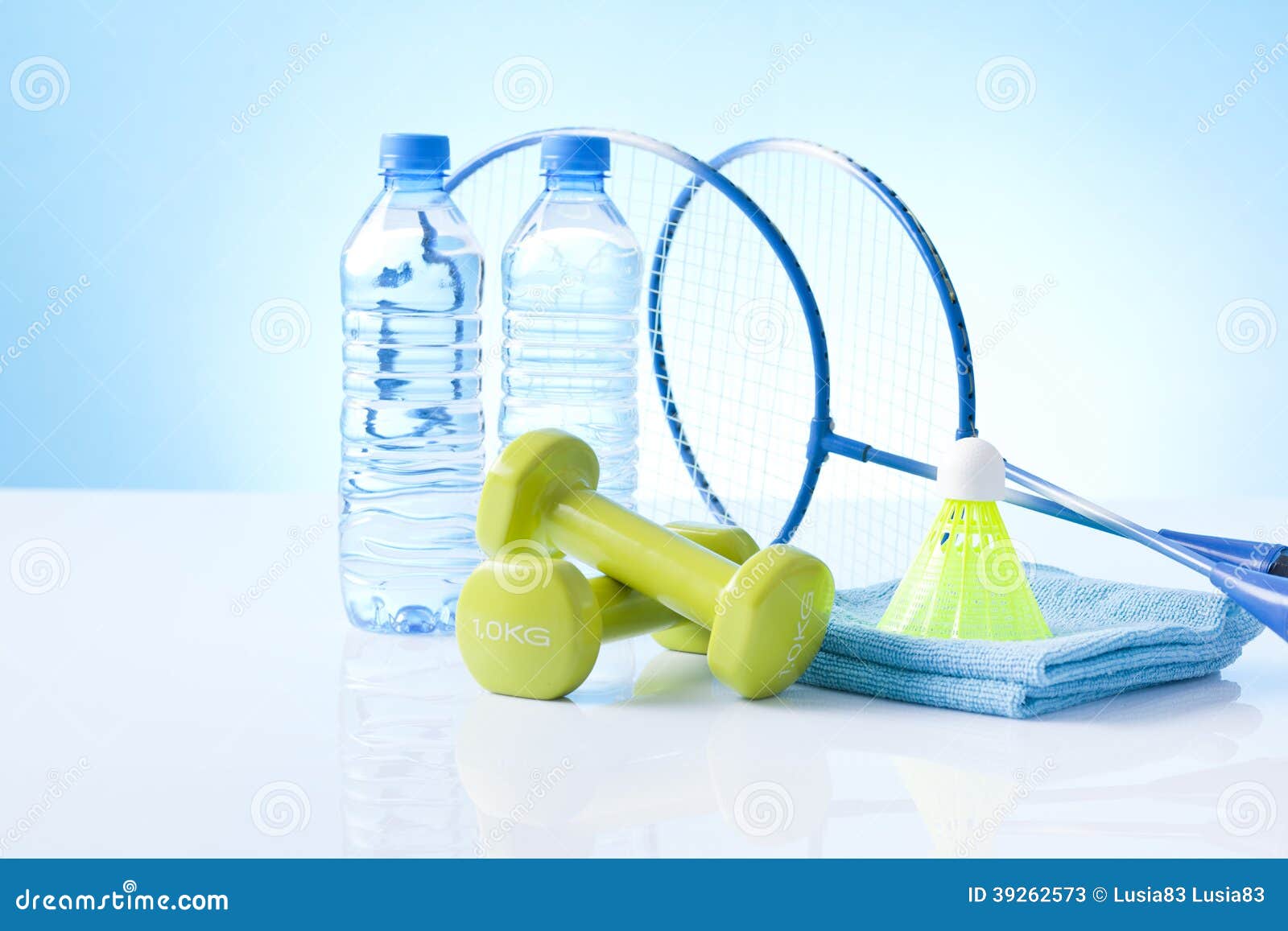 Items for Healthy Physical Activity Stock Image - Image of dumbbell ...