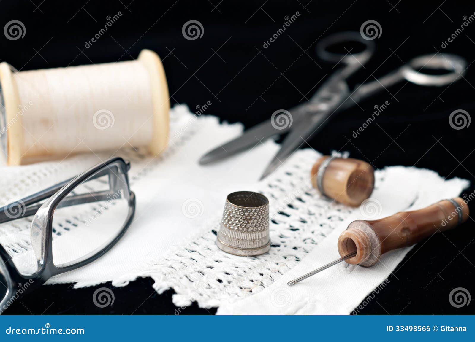 Items used by a tailor stock photo. Image of isolated - 33498566