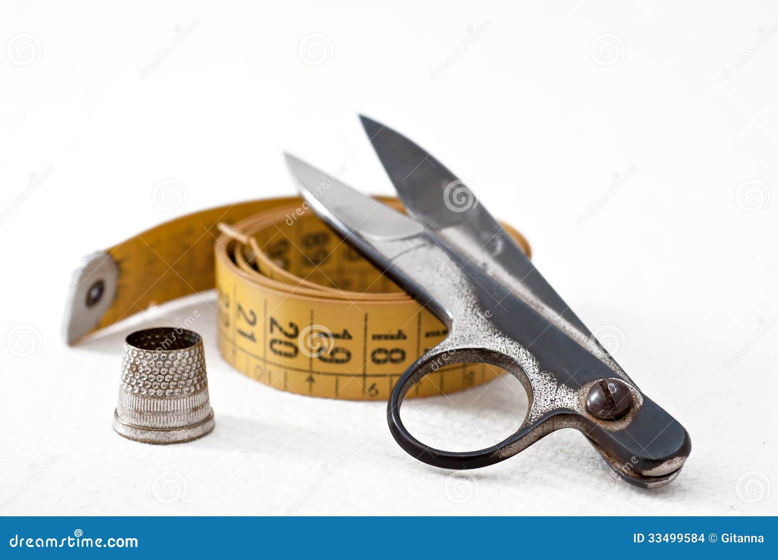 Items used by a tailor stock photo. Image of thread, group - 33499584