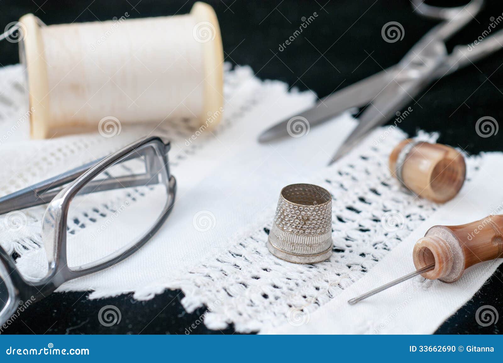 Items used by a tailor stock photo. Image of equipment - 33662690
