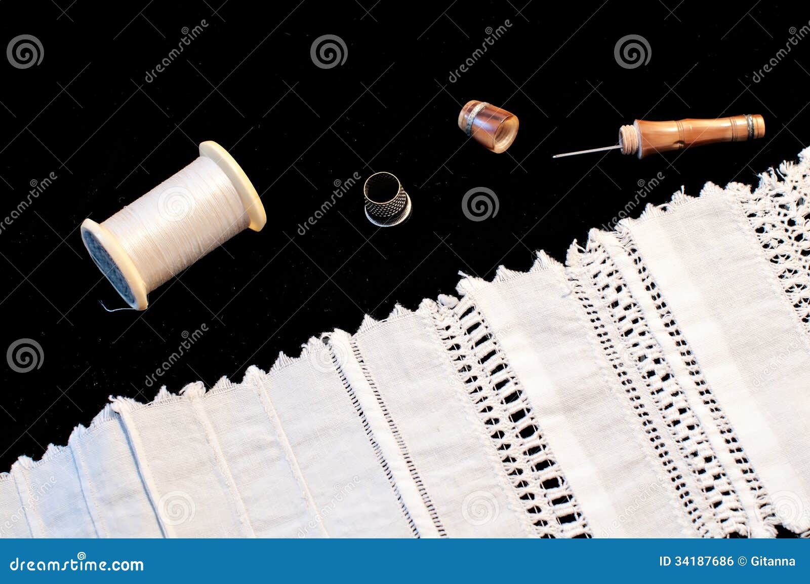 Items used by a tailor stock photo. Image of craft, sewing - 34187686