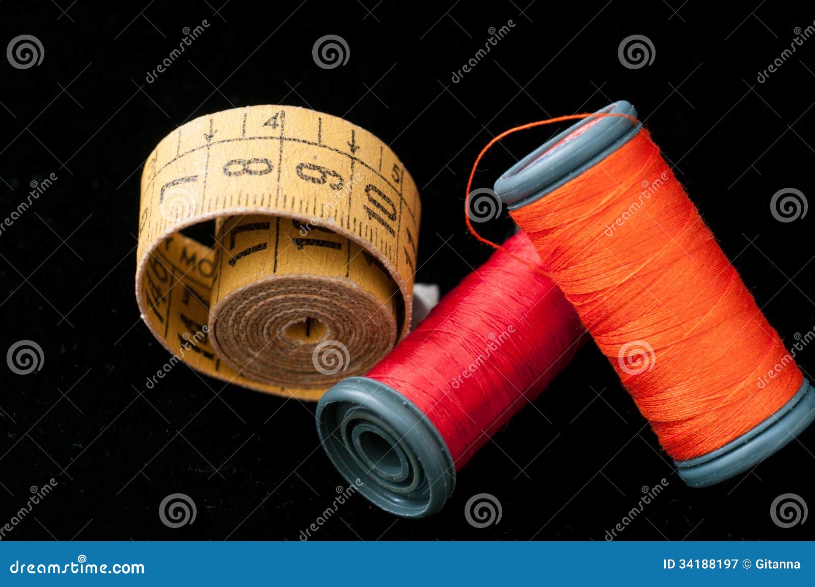 Items used by a tailor stock image. Image of tape, tools - 34188197