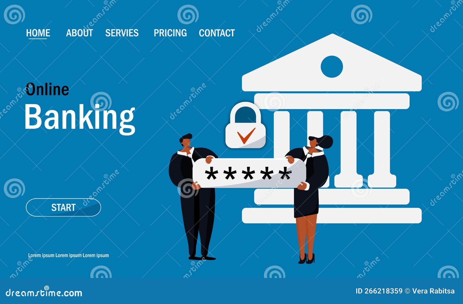 Iternet Banking. High Security of the Services Provided. Bank Employees ...