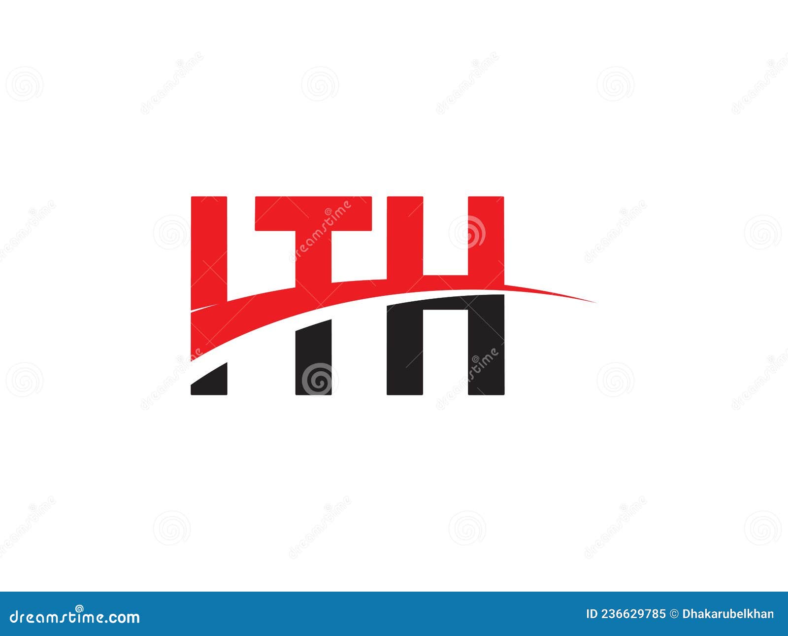ITH Letter Initial Logo Design Vector Illustration Stock Vector ...