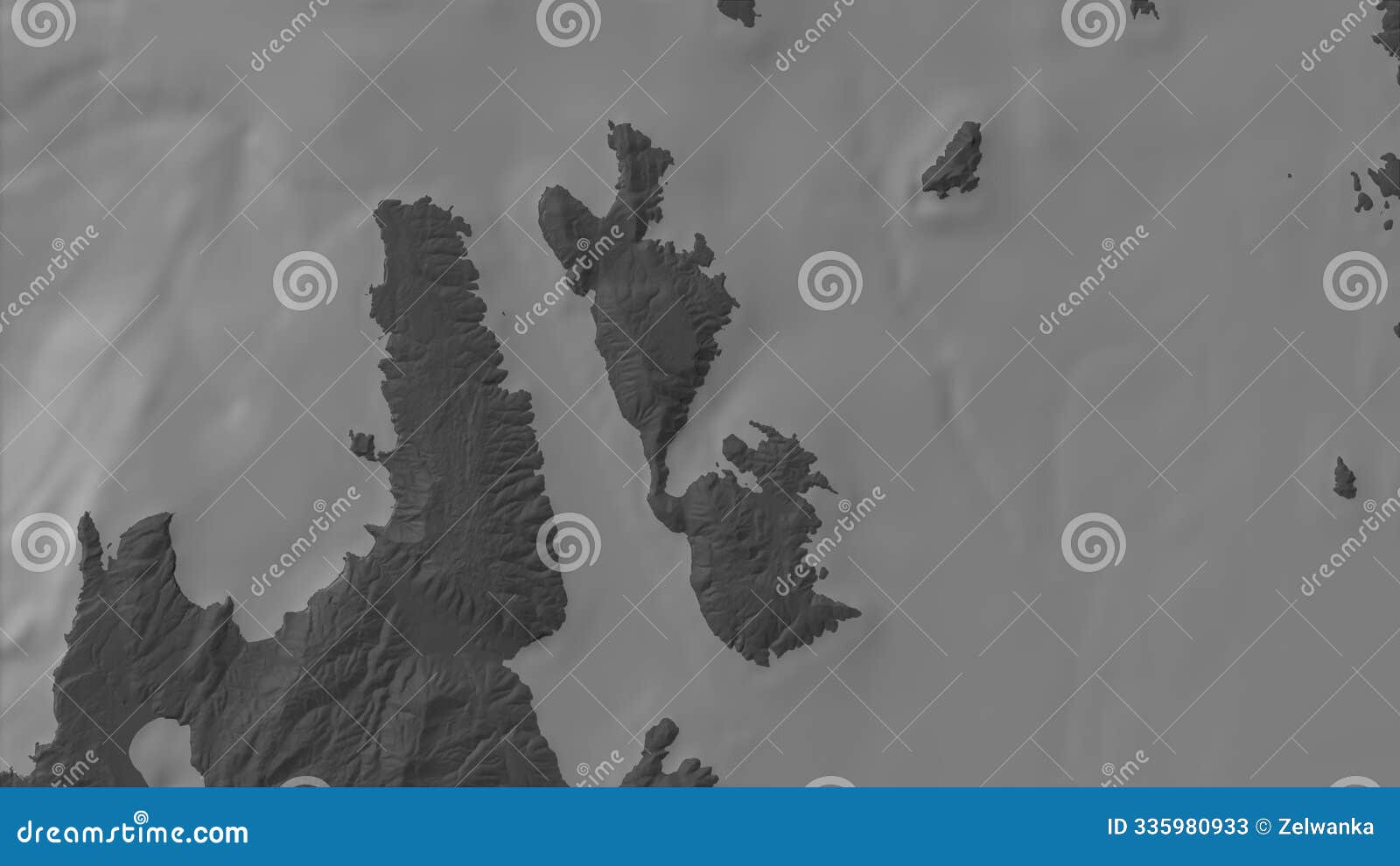 Ithaca, An Island And Regional Unit In Greece, Gray Political Map ...