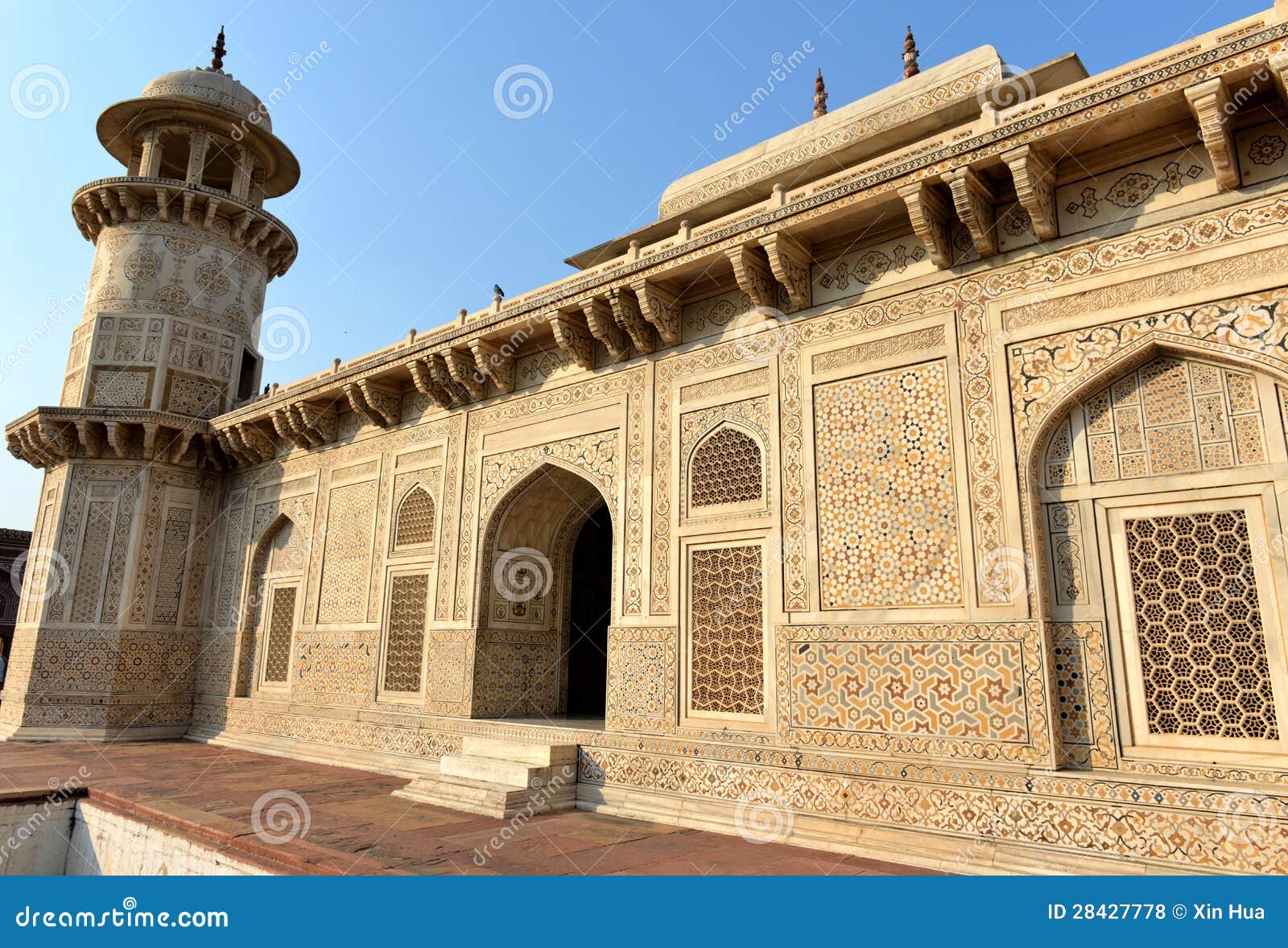 Itmad Ud Daula, Agra stock photo. Image of hexagonal - 28427778