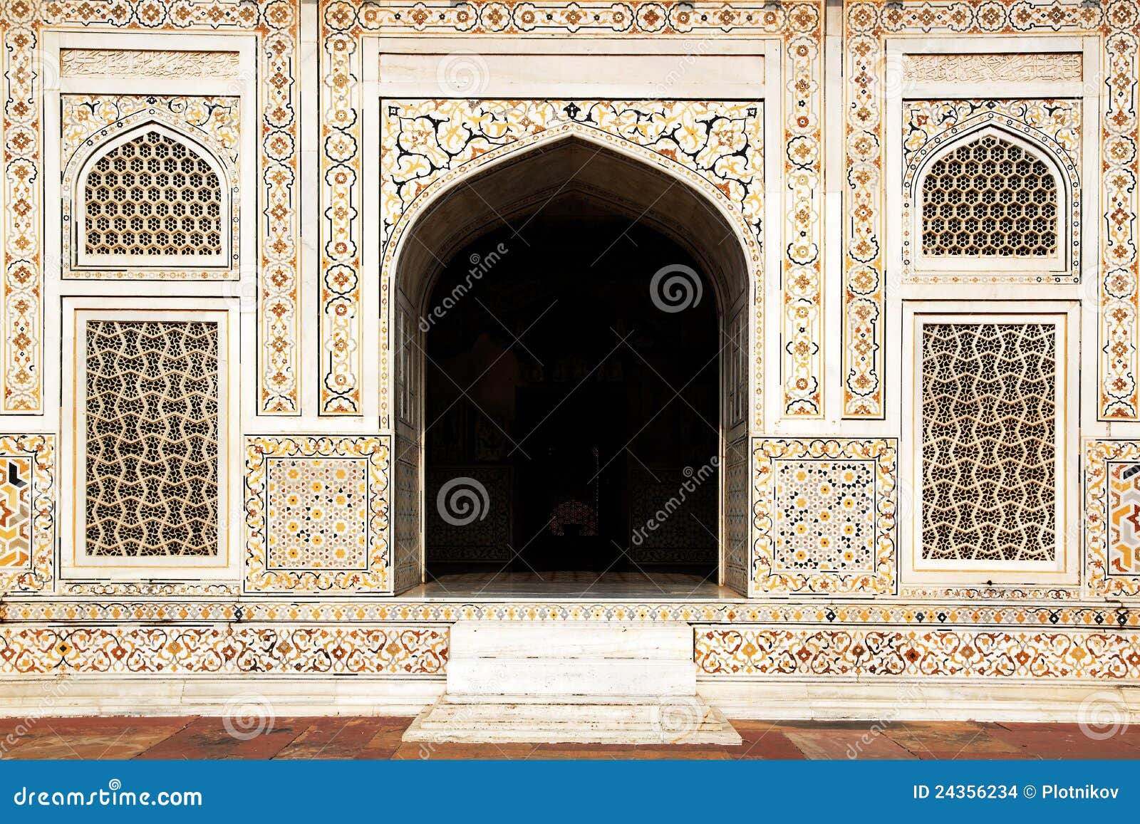 Itmad-ud-Daula S Tomb is a Mughal Mausoleum. Stock Photo - Image of ...