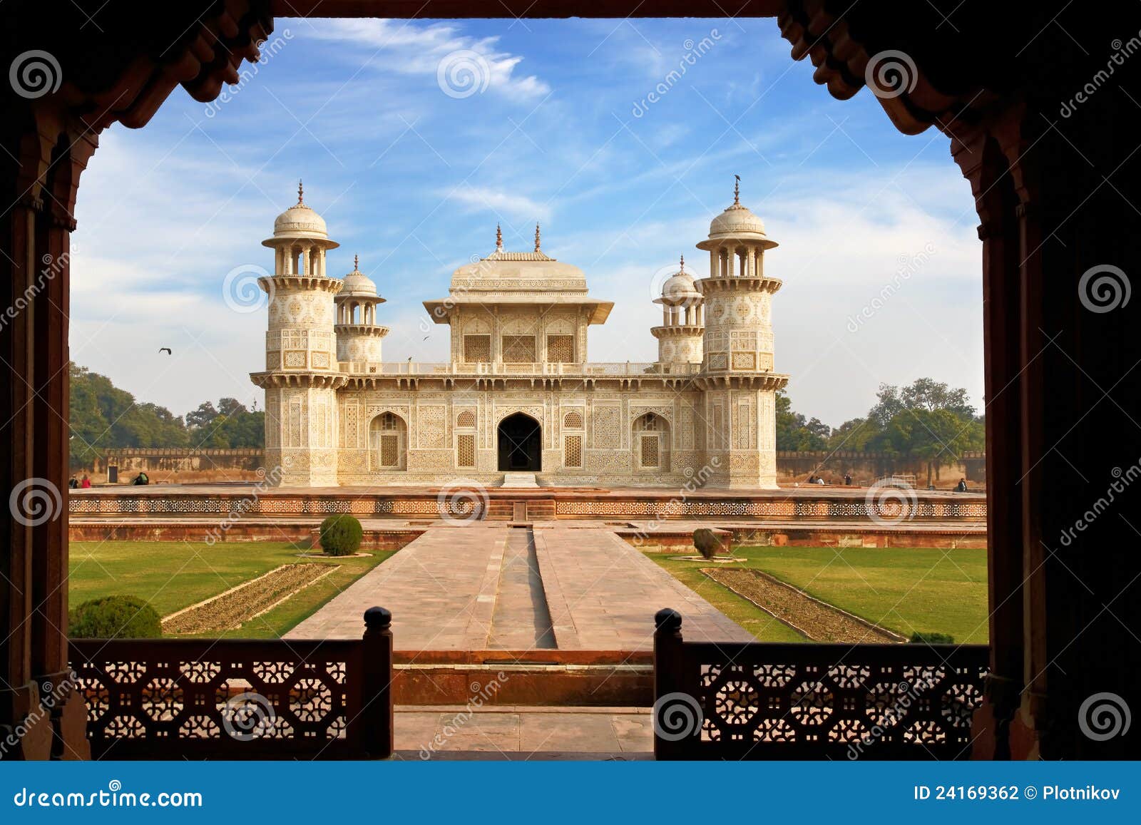Itmad-ud-Daula S Tomb is a Mughal Mausoleum. Agra Stock Photo - Image ...