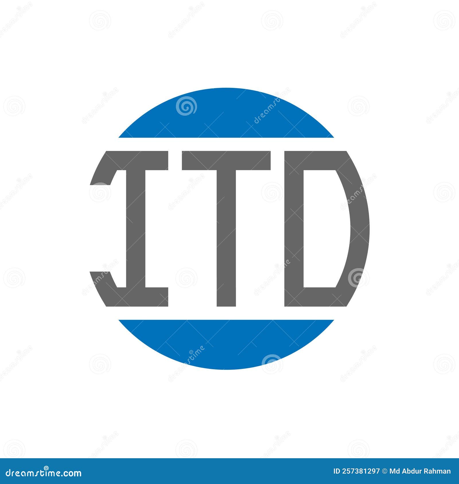 ITO Letter Logo Design on White Background. ITO Creative Initials ...