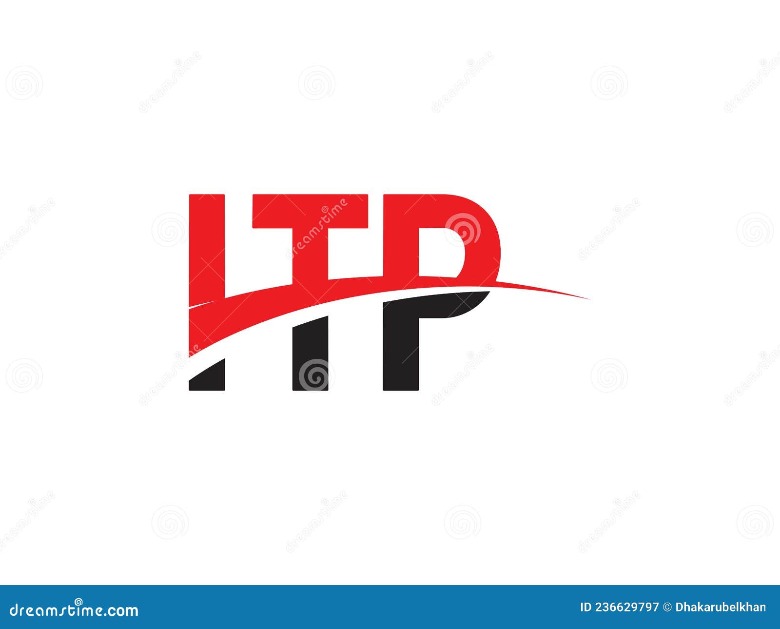 ITP Letter Initial Logo Design Vector Illustration Stock Vector ...