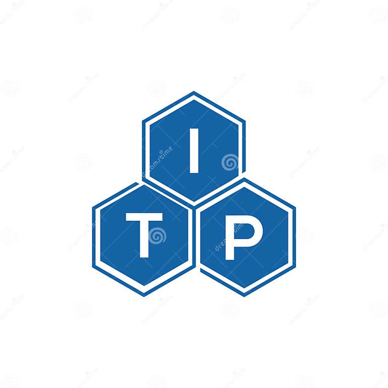 ITP Letter Logo Design on White Background.ITP Creative Initials Letter ...