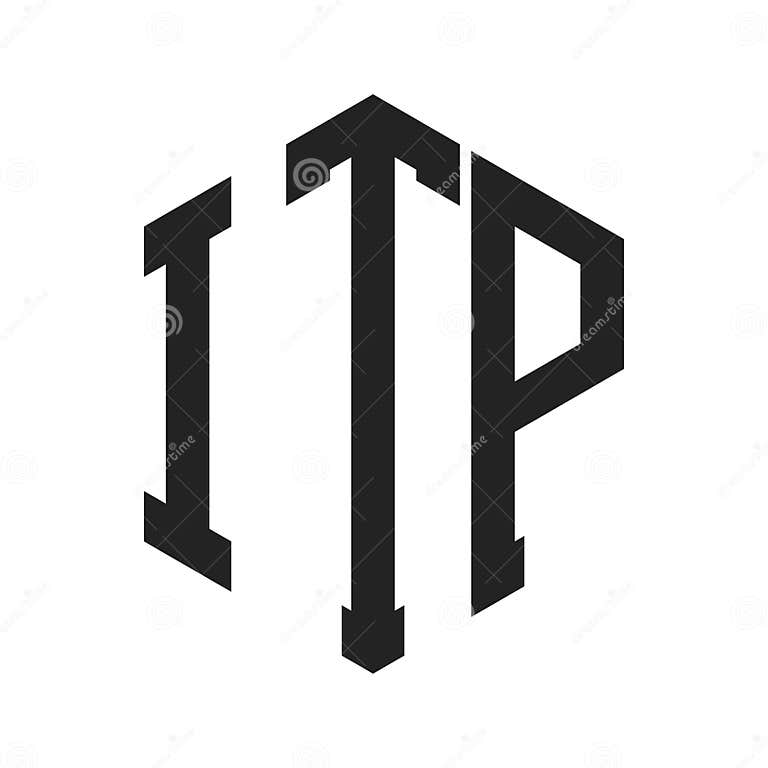 ITP Logo Design. Initial Letter ITP Monogram Logo Using Hexagon Shape ...