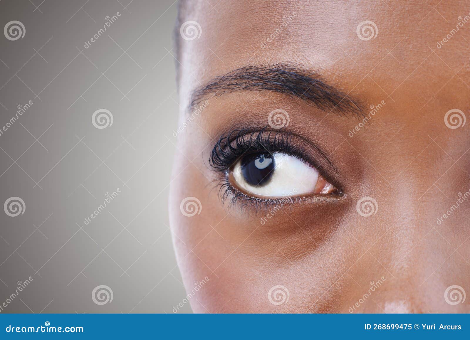 Its All in the Eyes. an Attractive African Womans Eye. Stock Image ...