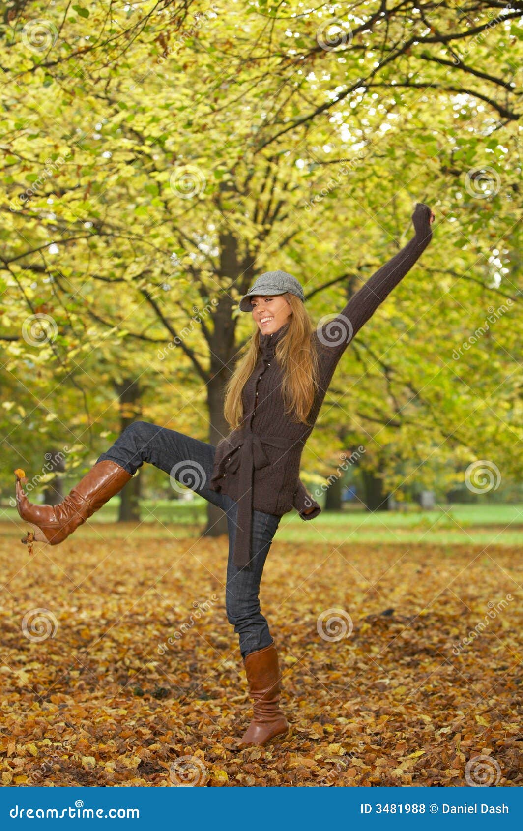 Its Autumn! stock photo. Image of fashion, happiness, outdoors - 3481988