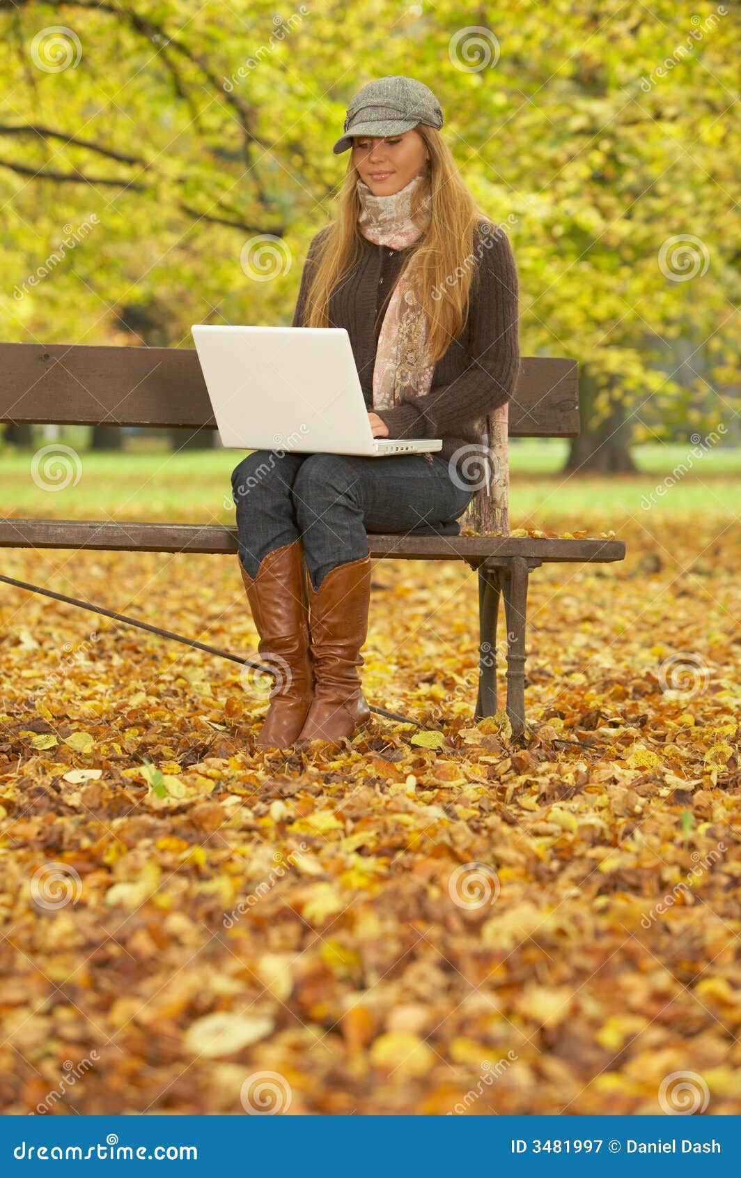 Its Autumn! stock image. Image of health, internet, leasure - 3481997