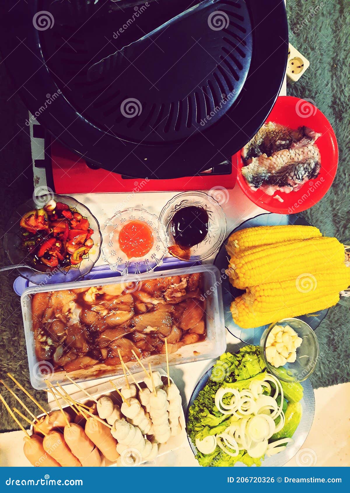 Its BBQ time stock photo. Image of burn, delicious, love - 206720326