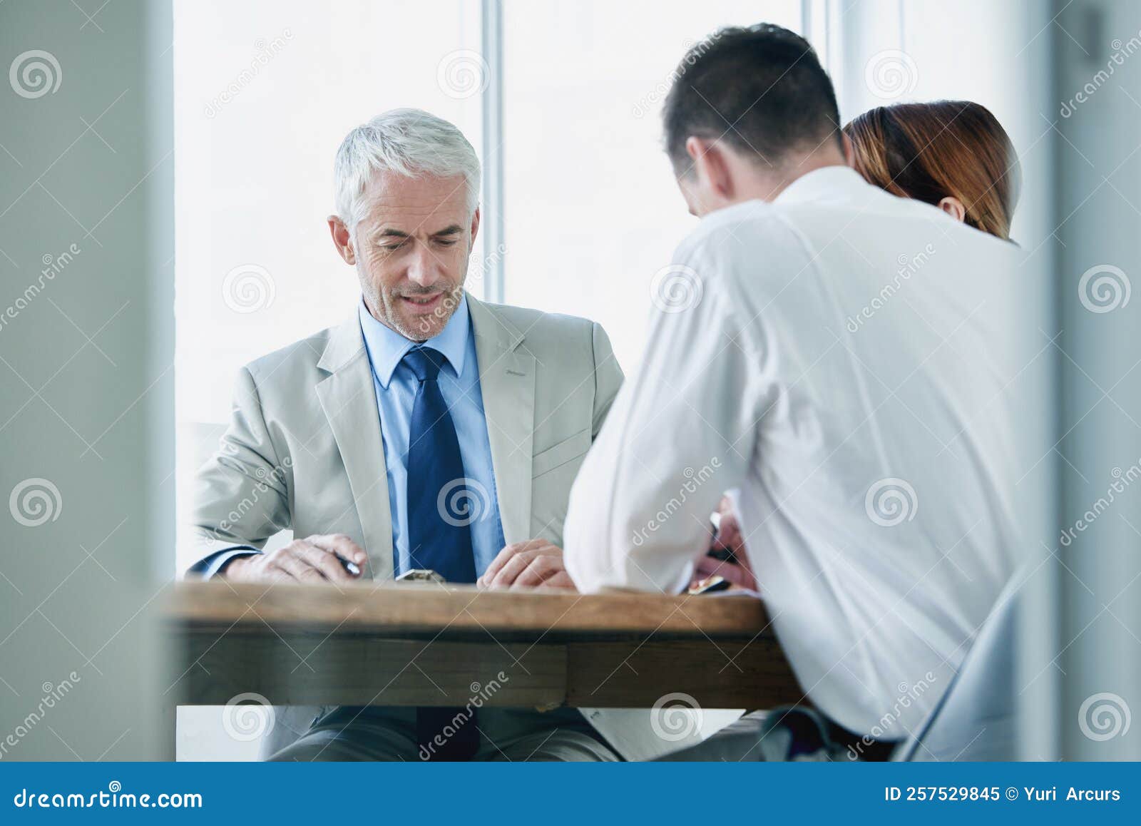 Its Been a Long Meeting. Business People in a Business Meeting. Stock ...