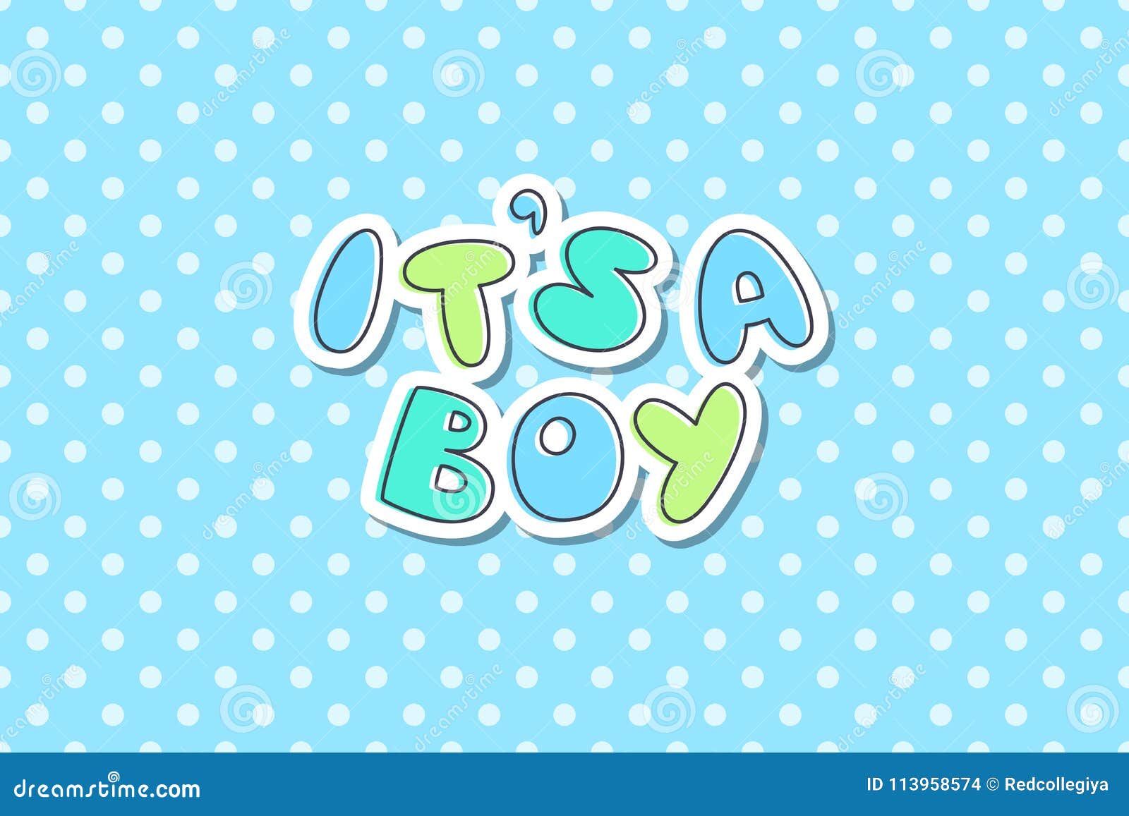 Its a boy stock illustration. Illustration of bubble - 113958574