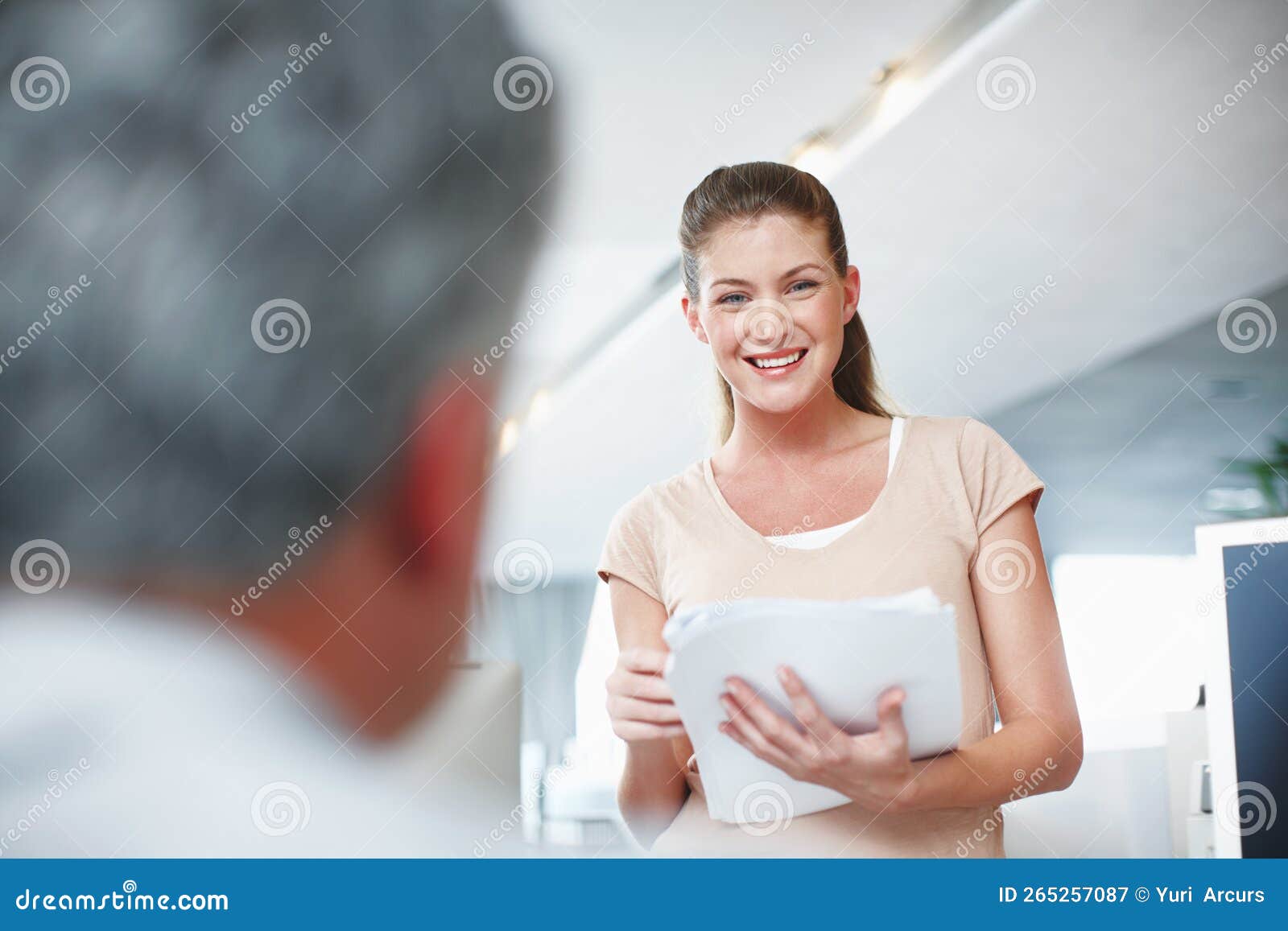 Its Business As Usual. a Working Business Office. Stock Image - Image ...