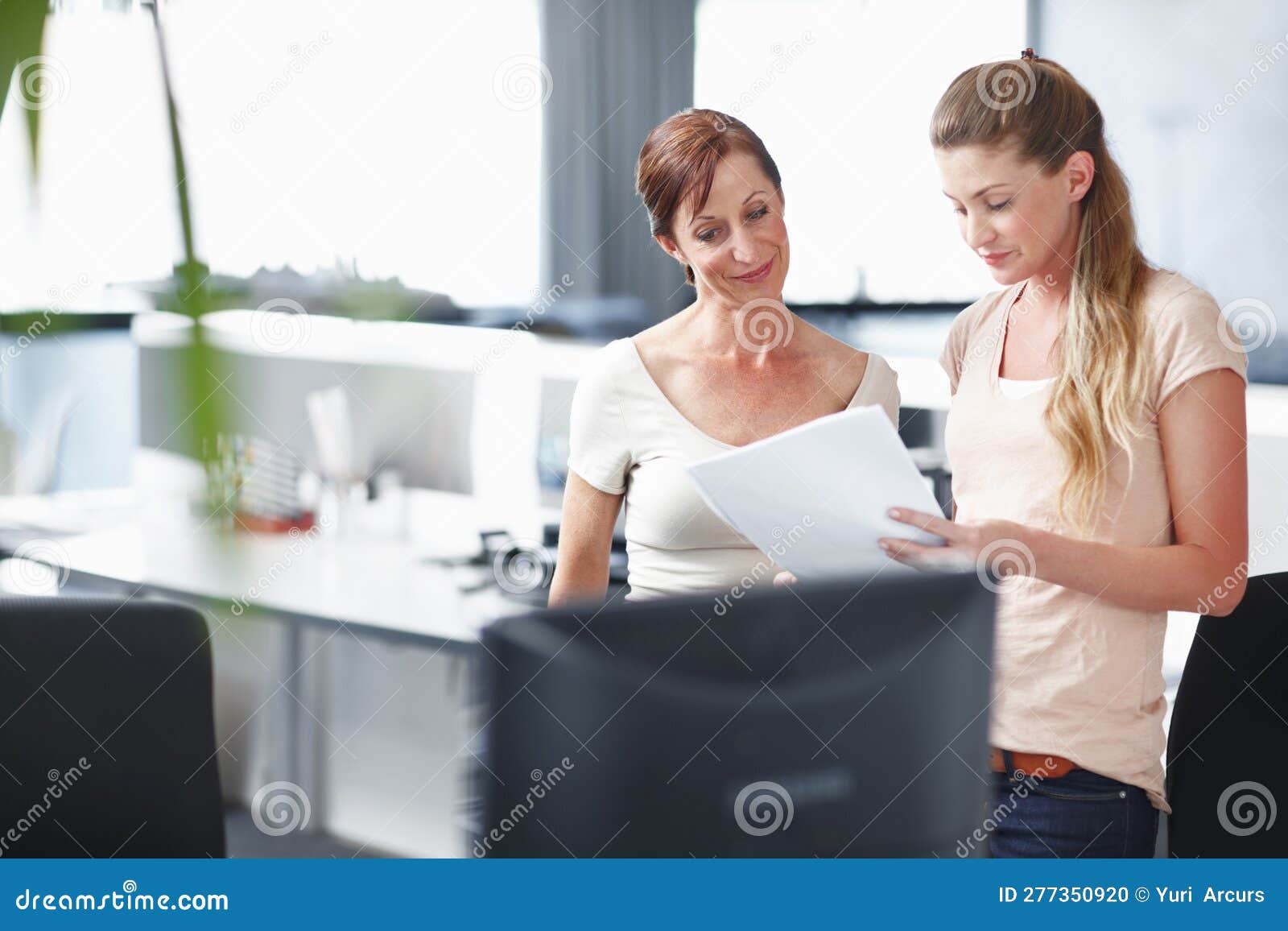 Its Business As Usual. a Working Business Office. Stock Photo - Image ...