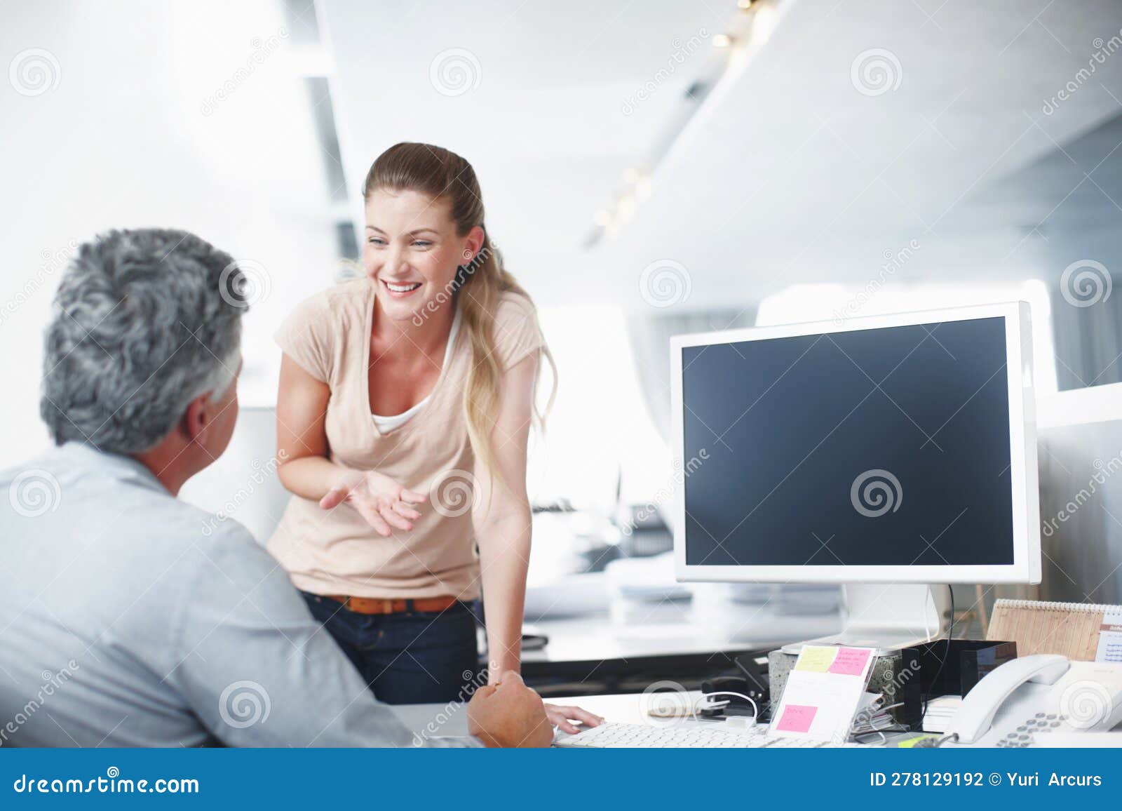 Its Business As Usual. a Working Business Office. Stock Photo - Image ...