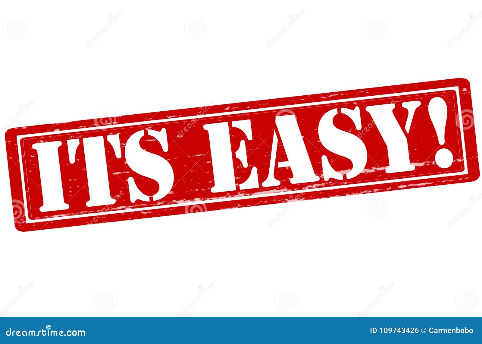 Its easy stock illustration. Illustration of concept - 109743426