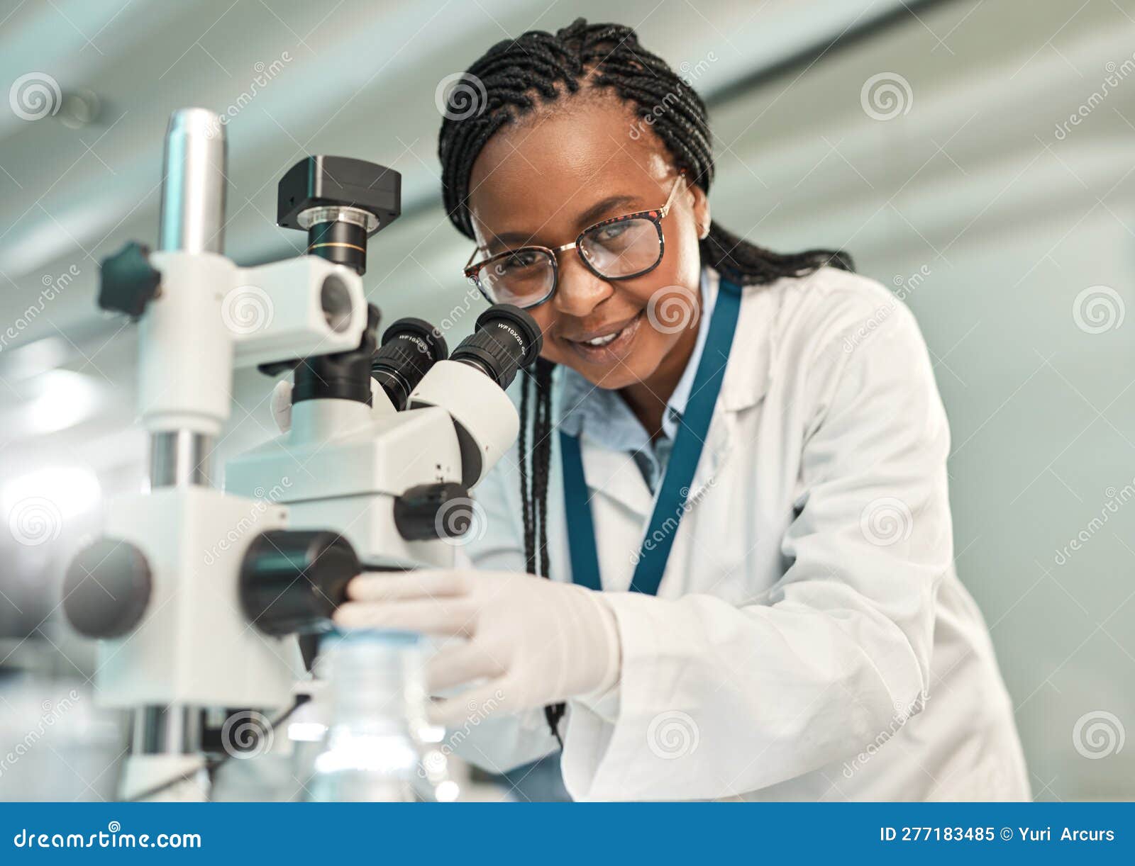 Its Going To Be a Day of Breakthroughs. Portrait of a Young Scientist ...