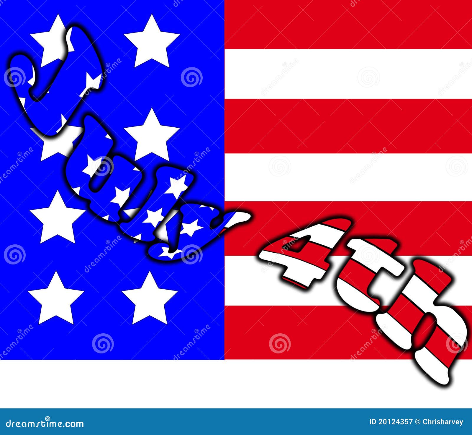 Its July 4th stock illustration. Illustration of flag - 20124357