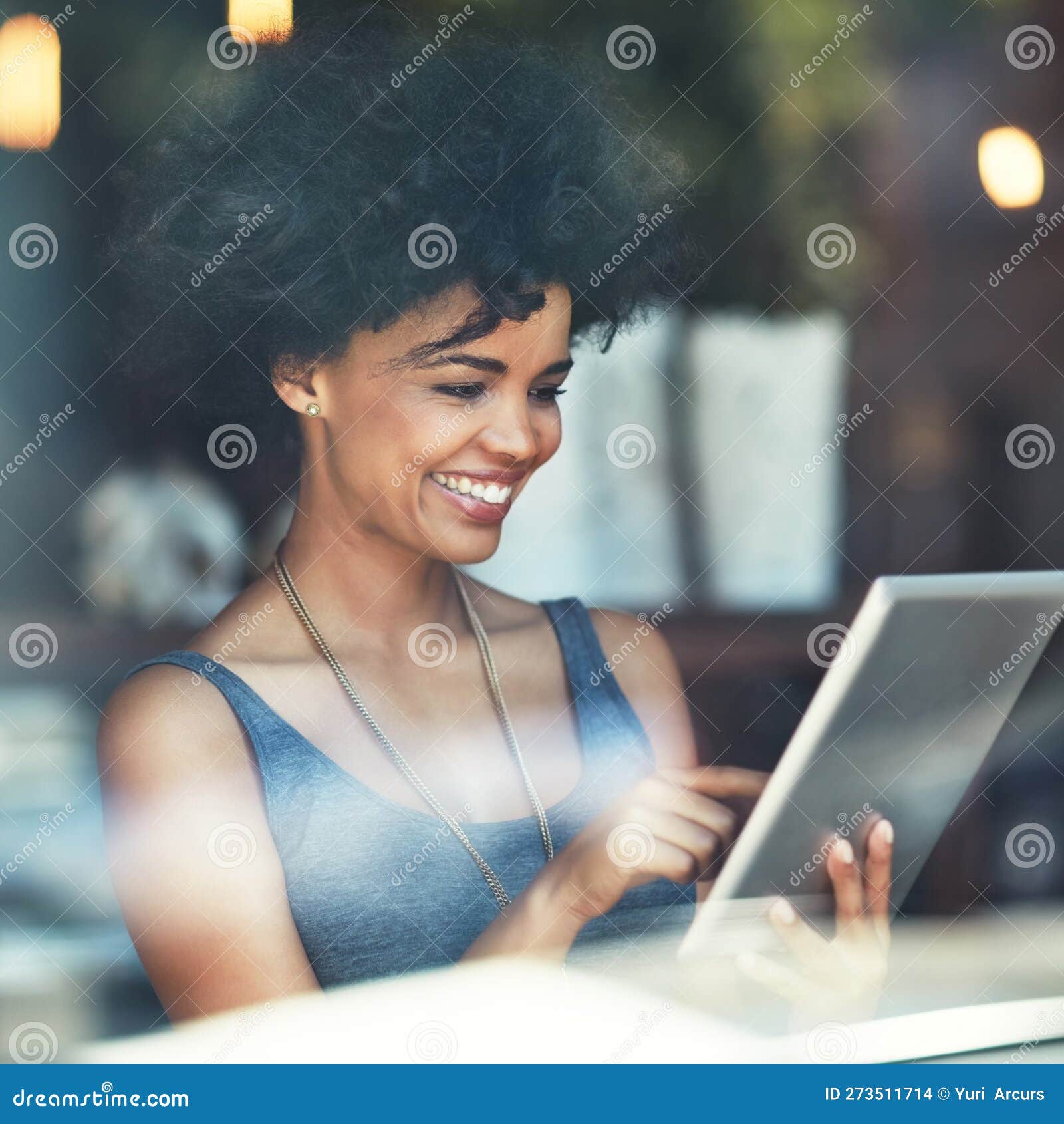 Its the Most Efficient Device Shes Worked with. a Young Woman Using a ...