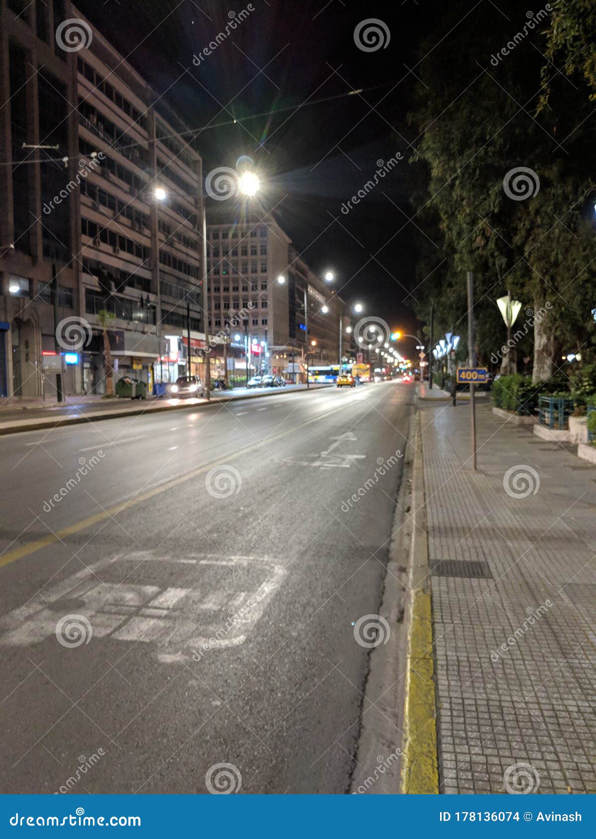 Its Not so Dark in the Night Stock Photo - Image of street, dark: 178136074