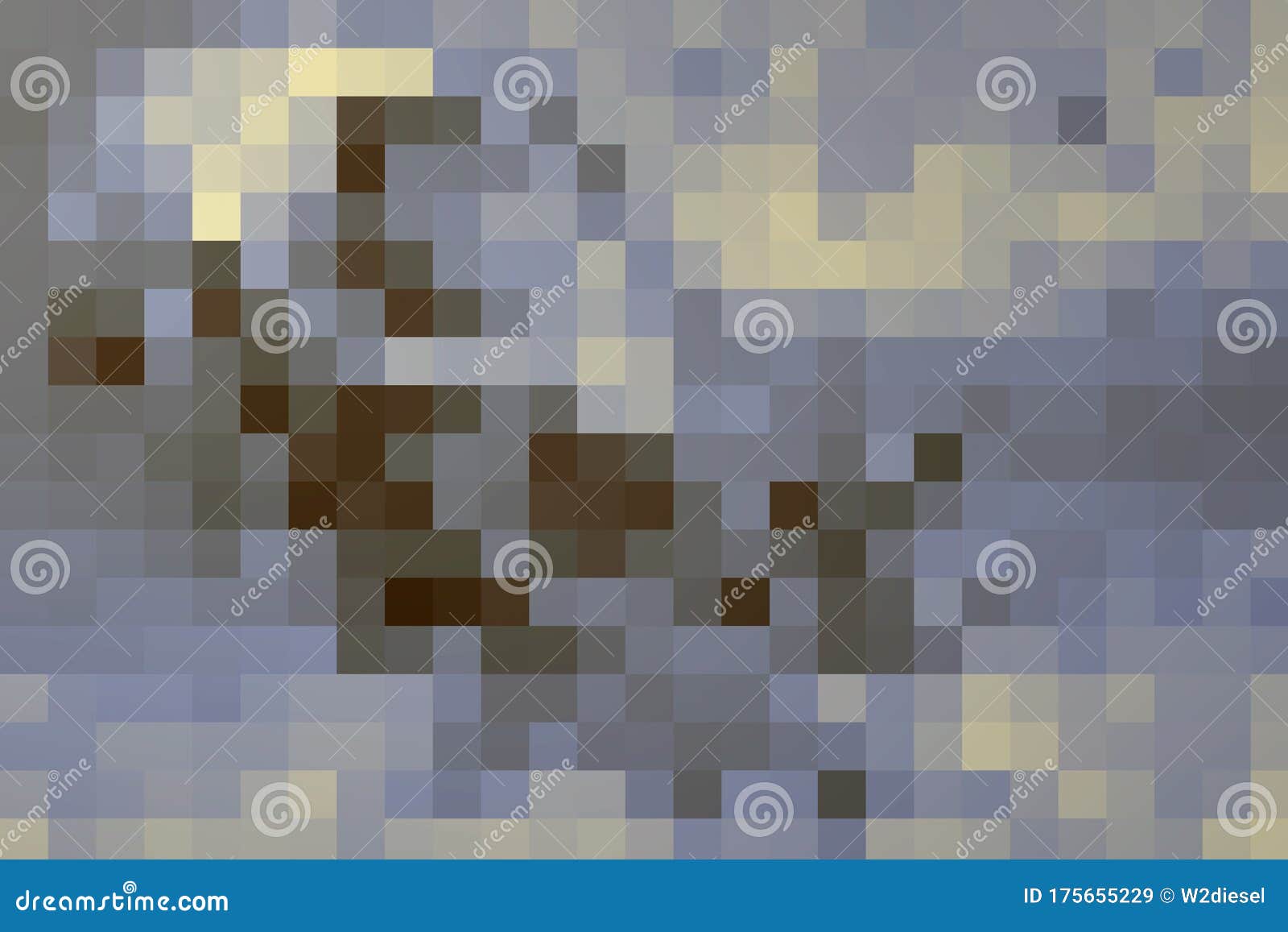 A Thousand Pixels 3d Abstract Design Stock Illustration - Illustration ...