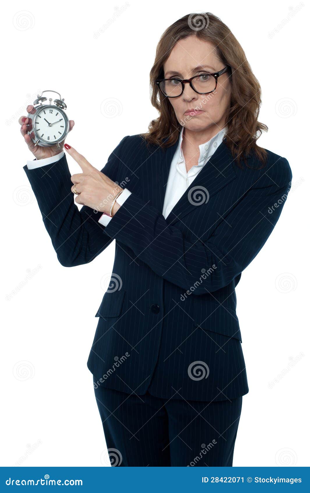 Its Sad, You are Late for the Work Again! Stock Image - Image of ...