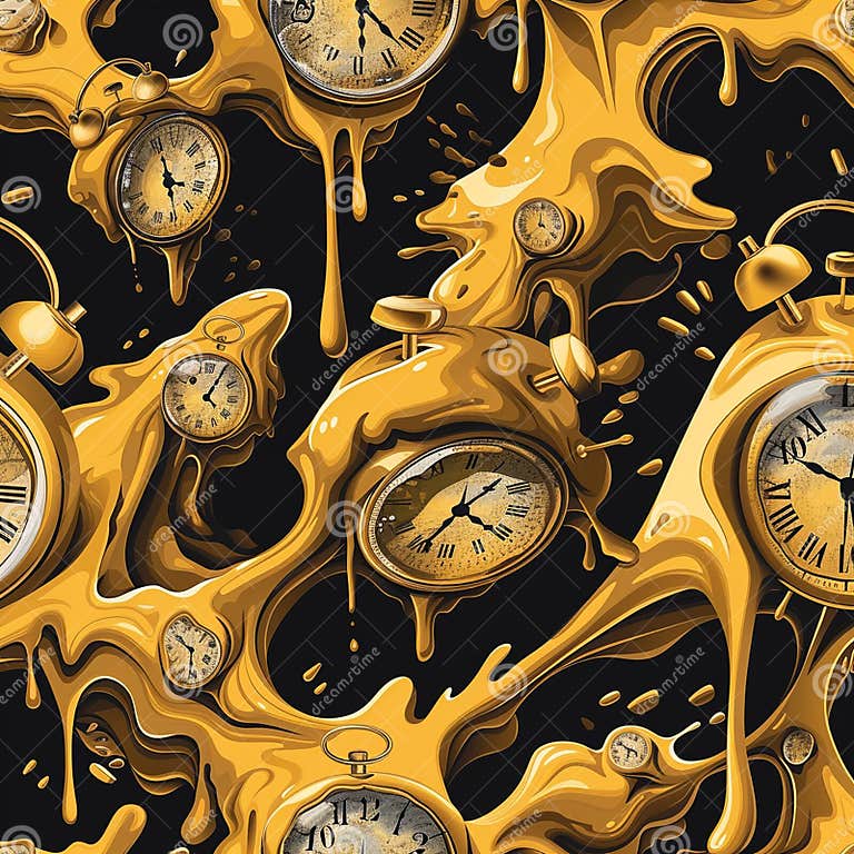 With Its Surreal Depiction of Melting Clocks Dripping and Distorting in ...