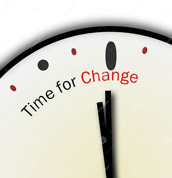 Its Time for Change stock illustration. Illustration of changing - 24451333