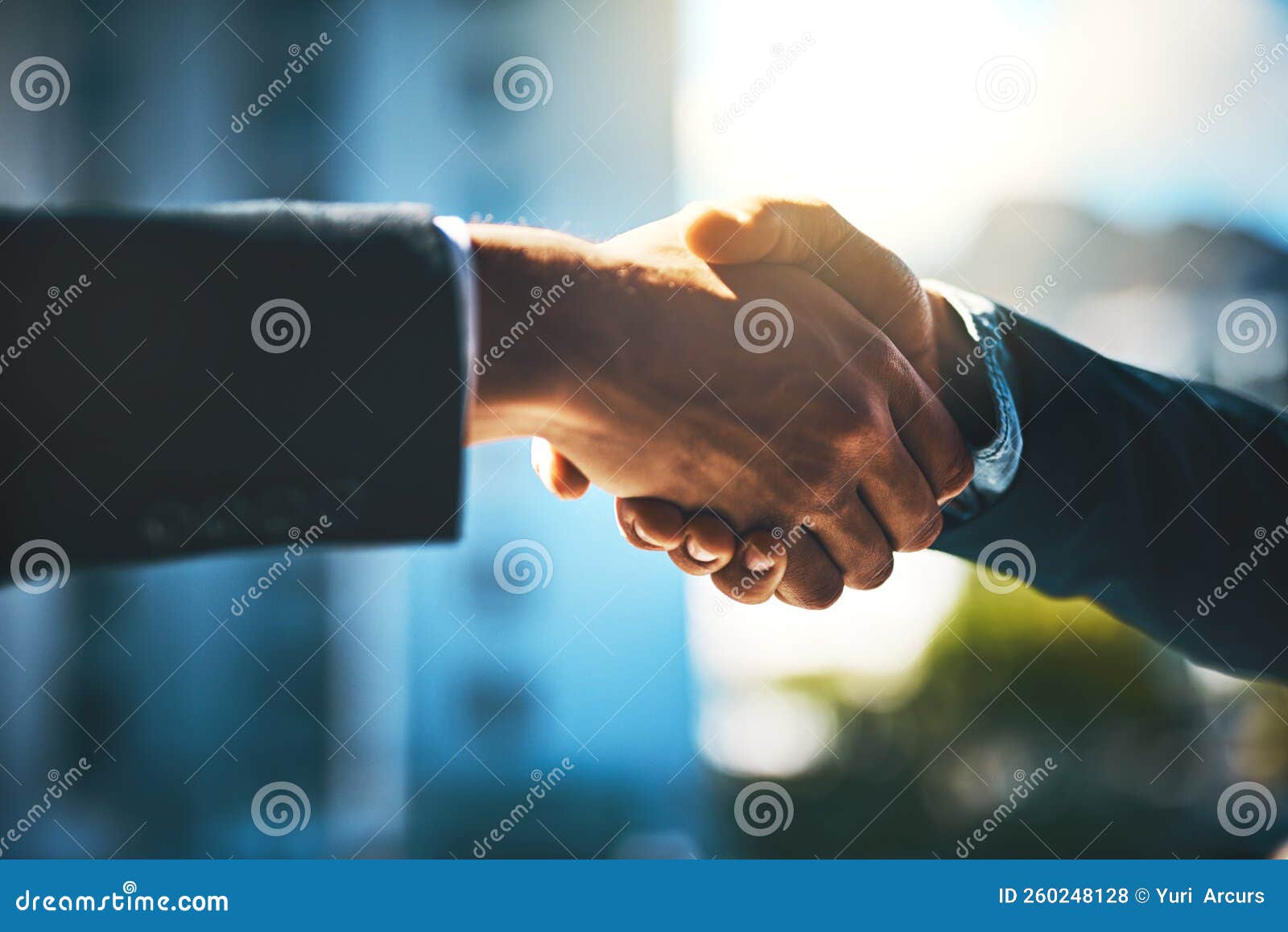 Its a Win for Both Sides. Two Businessmen Shaking Hands. Stock Photo ...