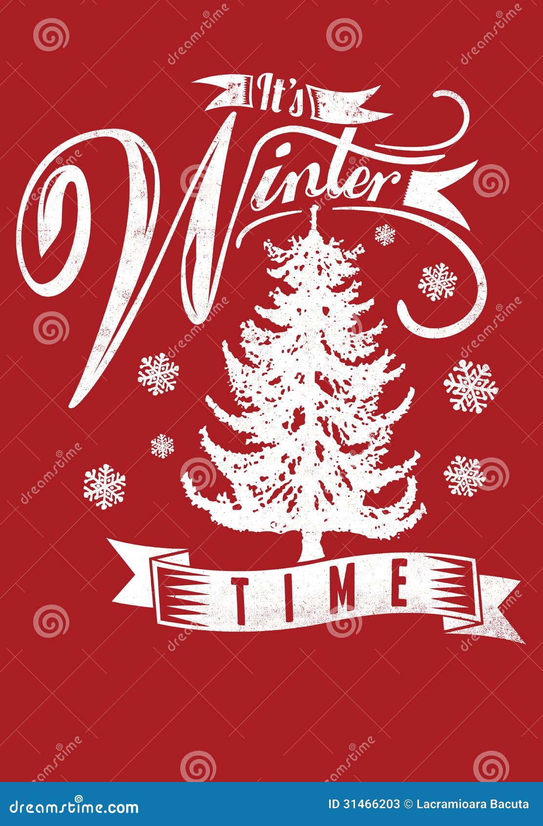 Its winter time stock vector. Illustration of drawn, humble - 31466203
