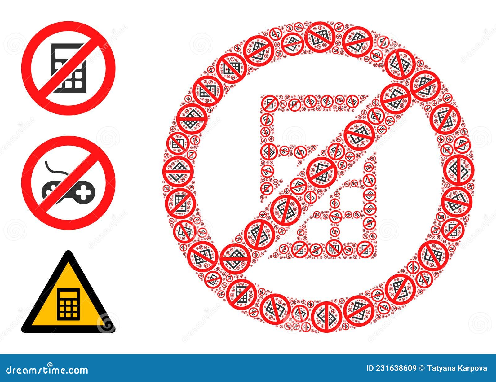 Recursion Stop Asking Hand Icon Itself Collage Cartoon Vector ... Recursion Stop Asking Hand Icon Itself Collage Cartoon Vector ...