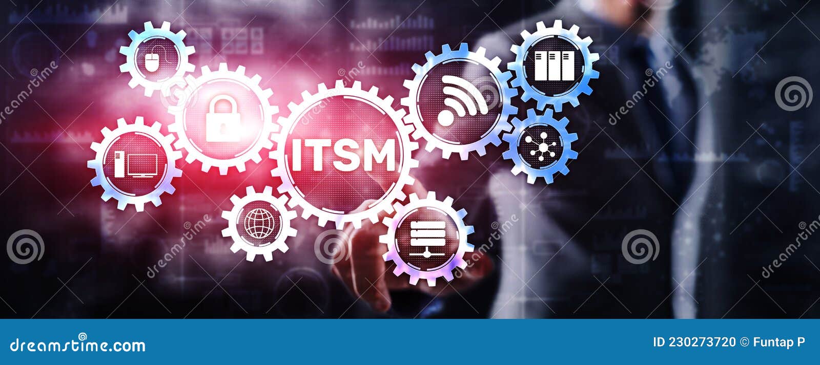 ITSM. IT Service Management. Concept For Information Technology Service ...