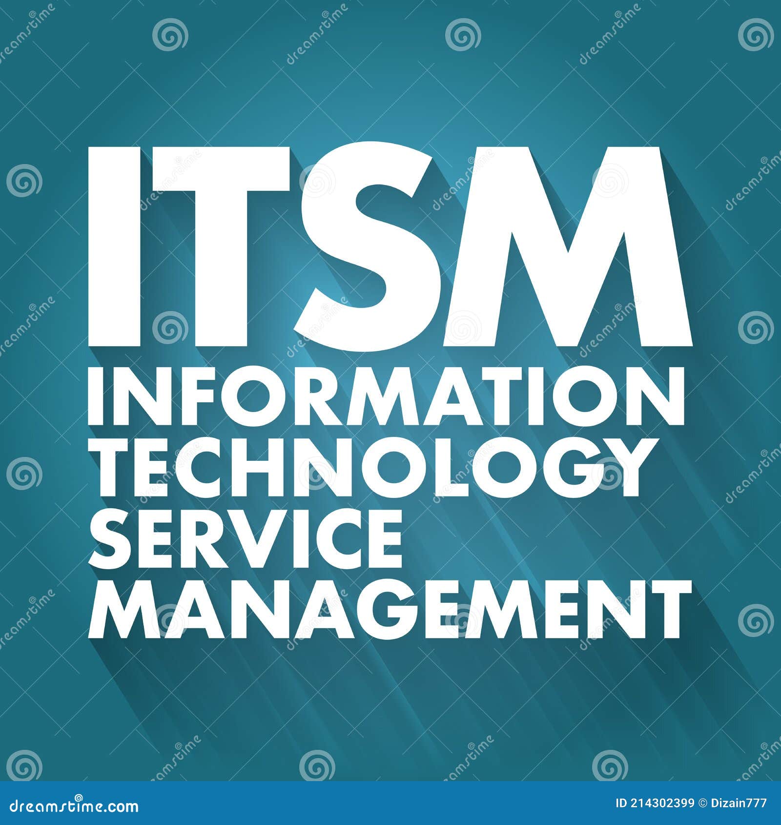 Itsm Information Technology Service Management Concept With Icon Set ...